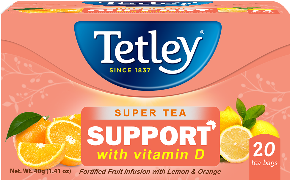 Tetley Super Tea Support with Vitamin D